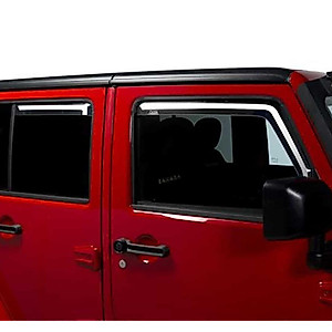 Putco 580137 Element Tinted Window Visor - Set of 4