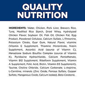 Hill's Prescription Diet k/d Kidney Care with Tuna Wet Cat Food, Veterinary Diet, 5.5 oz. Cans, 24-Pack