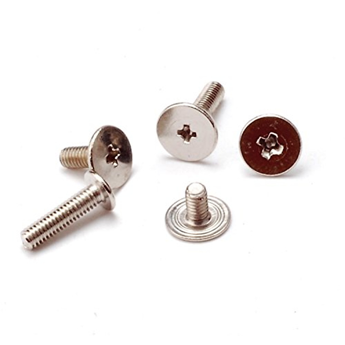 HH FASTENERS M3 x 8mm Wafer Head Machine Screws,Laptop Screws,Head Dia.6mm,Metric,Right Hand