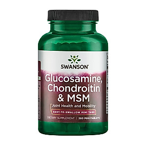 Mini-Tabs Glucosamine, Chondroitin & Msm 750/600/300 mg 360 Mini-Tabs