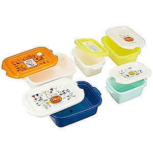 Skater SET921 Snoopy Peanuts Food Container & Hot Towel Gift Set, Made in Japan