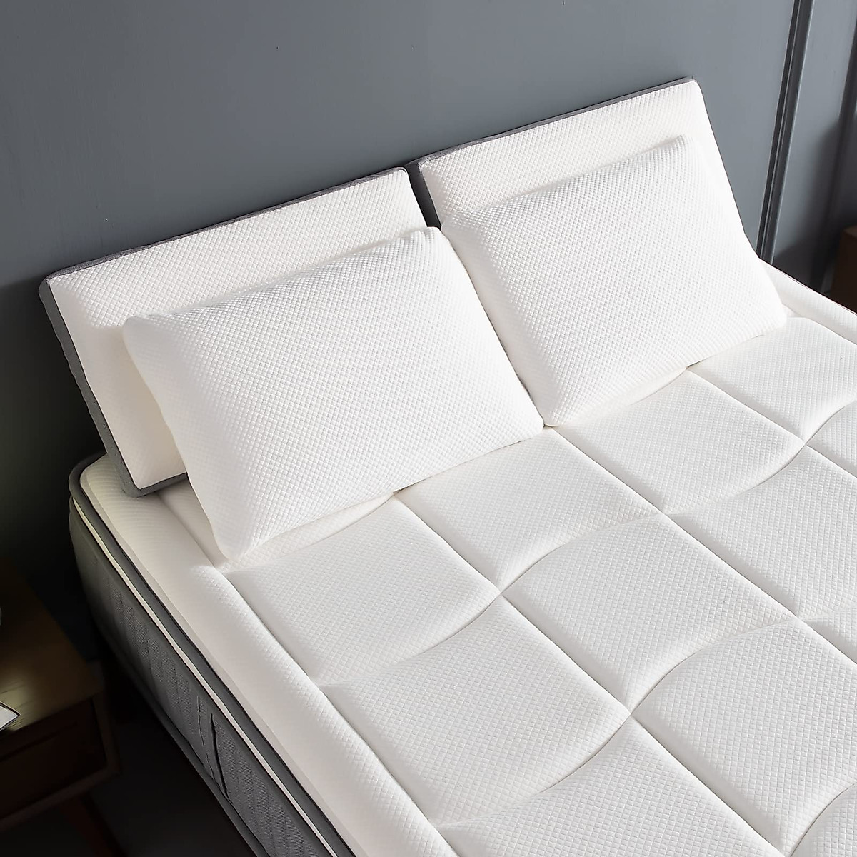 Twin XL Mattress, DIGLANT 12 Inch Euro Top Hybrid Mattress, Gel Memory Foam with Pocket Spring Mattress in a Box and Balance Support, Medium Feel Mattress, CertiPUR-US Certified