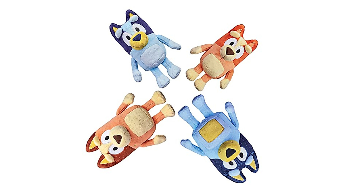 Bluey Heeler Family Plush Set: 4 Cuddly Figures | Amazon Exclusive
