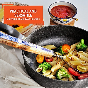 IMUSA 9in Gusto Cast Aluminum Speckled Nonstick Fry Pan with Soft Touch Handle, Gray