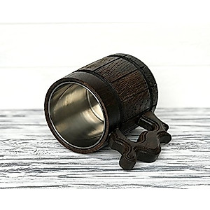 Legend Of Zelda Mug. Zelda Wooden Mug Gift. Zelda Stein. Zelda Ornament Triforce Gamer Mug. Beer Steins. Wooden Beer Tankard. Gifts for Gamer K100