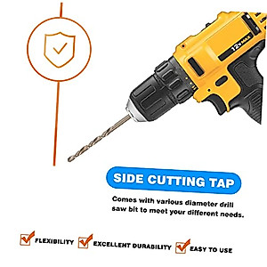 CUBTOL 13pcs 4341 Drill Bit Drill Bit for Metal Carpenter Hole Drill Wood Carving Drill Bits Woodworking Drill Bit Impact Drill Bit Set Metal Drill Bit Small Drill Bit Set Metal Suite