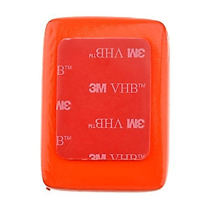 Goliton Floaty Float Box Sponge with 3M Adhesive Anti Sink Compatible for GoPro HD Hero 1 / Hero 2 / Hero 3 / Hero 3+/Hero4 /Hero5 /4 Session/5 Session XiaoYI Xiaomi- Red