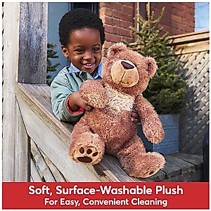 GUND Slumbers Teddy Bear, Premium Stuffed Animal for Ages 1 & Up, Brown, 17”