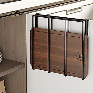 NTCLHFXU Space Saving Kitchen Storage Rack Convenient Hangings Rack Efficient Storage for Cutting Board and Mugs