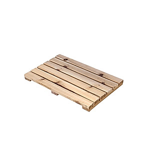 Sauna Fauna 100% Western red Cedar Wooden Bath or Shower mat Cedar Sauna Floor Panel, Also for Patio hot tub or spa, Great for RVing and Outdoor Showers 22.5" x 14"