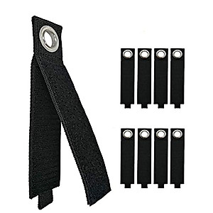 SMARTOLOGY Garage Wall Hooks Set with 9 Pack Extension Cord Strap