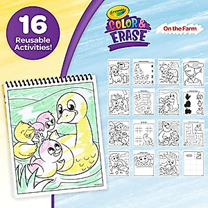 Crayola Color & Erase Reusable Activity Pad, Variety Pack, Toddler Coloring, Easter Basket Stuffers, Gift for Kids, 3, 4, 5, 6 [Amazon Exclusive]