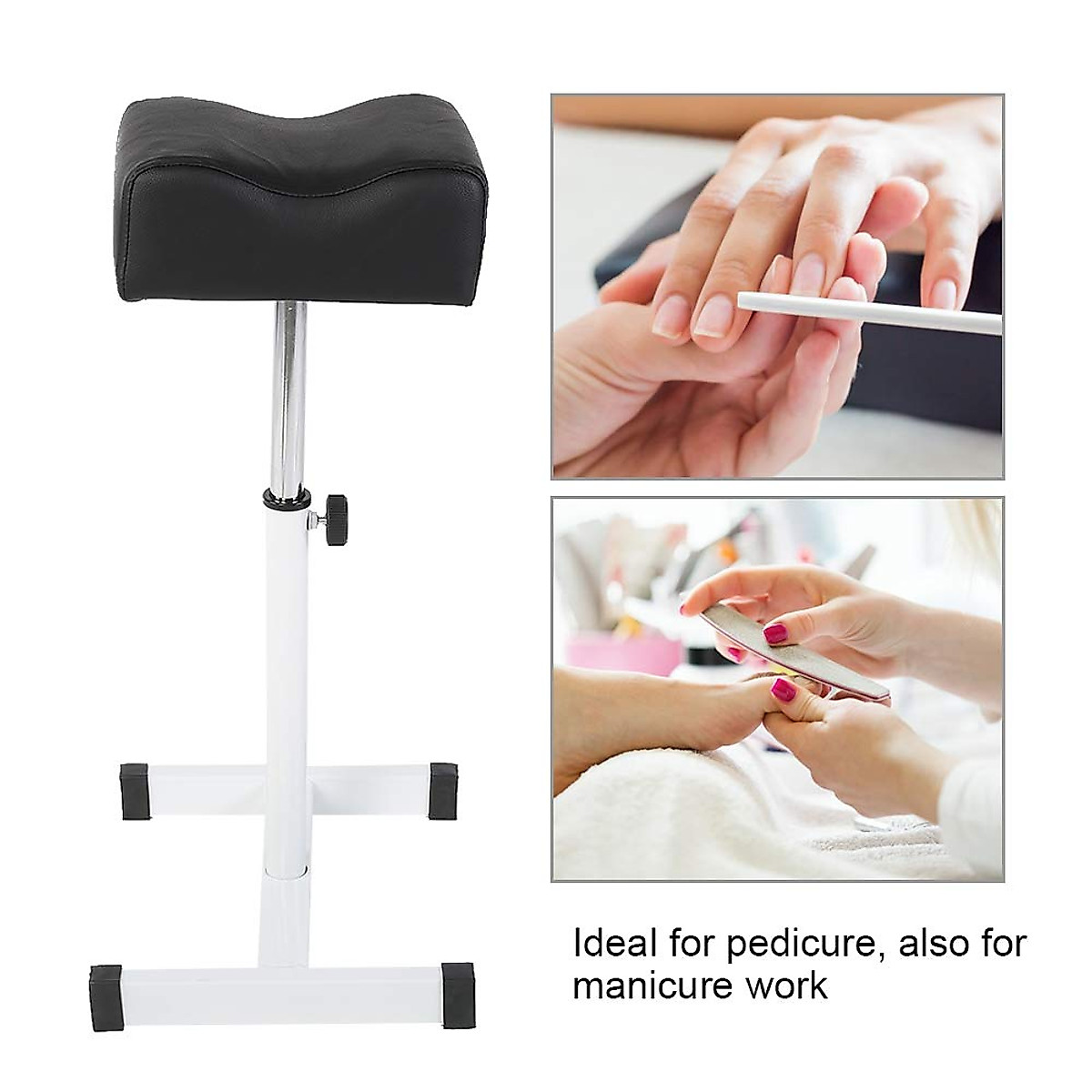 Antilog Adjustable Footrest, Pedicure Nail Footrest Manicure Foot Rest Desk Salon Spa Equipment