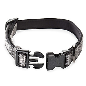 Embark Adventure Dog Collar with Soft Padded Neck, Matching Set with The Adventure Leash and Harness, Pet Collars for Dogs & Most Breeds - Dog Collar for Small Dogs (Small Dog Collars, Black)