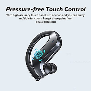 Changes That Heal Bluetooth Earphone Led Display Wireless Headphone TWS With Microphone Stereo Earbuds Waterproof Noise Cancelling Headsets,white