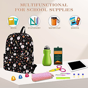 Lightweight Baseball Laptop Backpack Bookbag for Teens Boys Girls, Large Capacity Backpack Daypack Office Travel