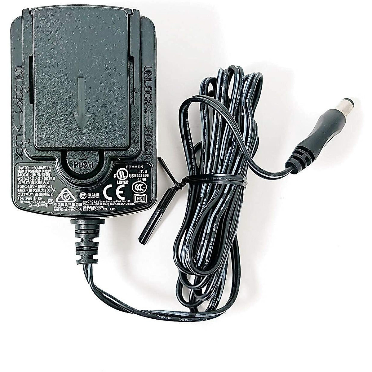 New AC Adapter Power Supply Switching Adapter w/US UK AU EU KR JP Plugs for Seagate Expansion Desktop external drive