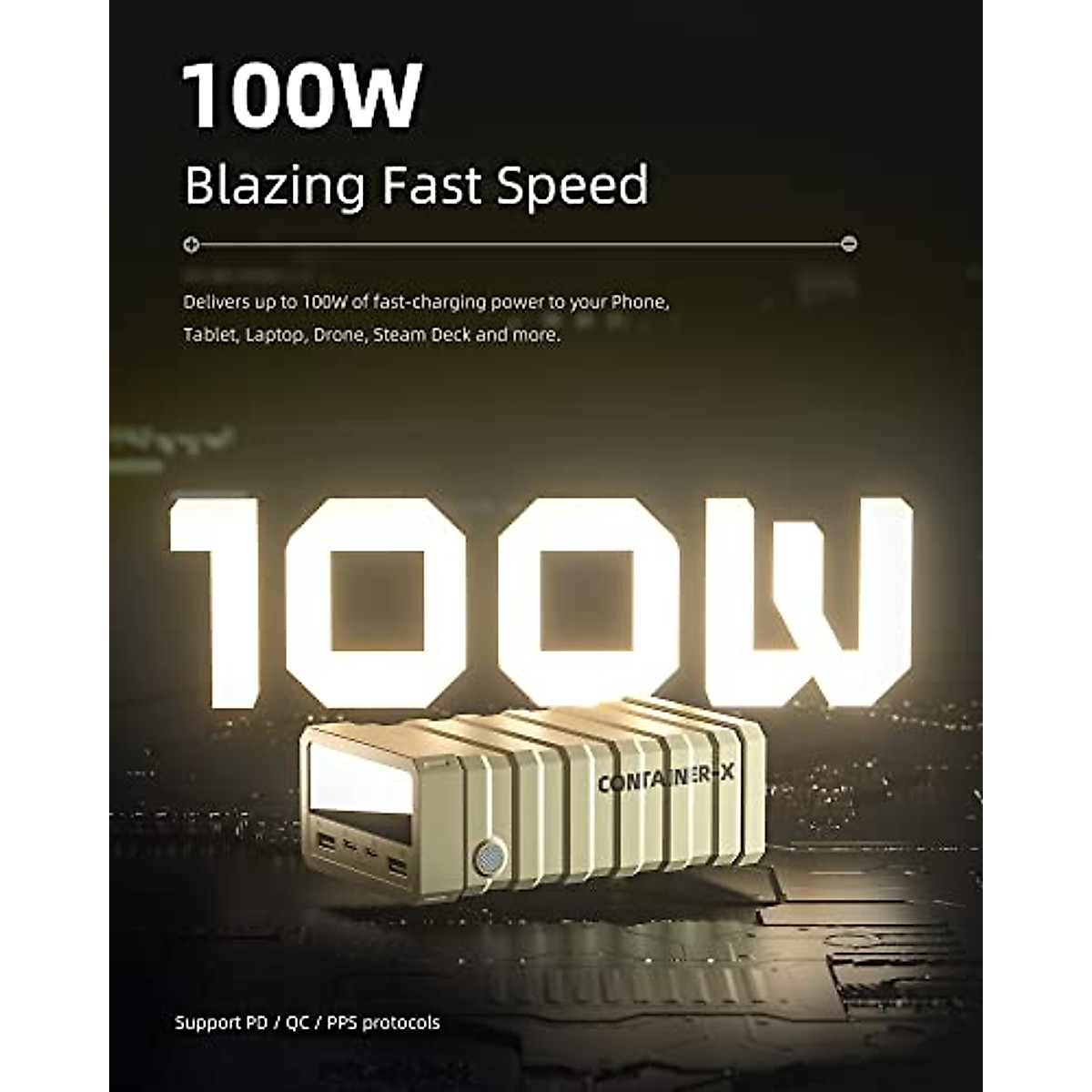 Steam Deck Battery Bank, imuto100W Power Bank, Portable Laptop Charger with Smart Digital Display, 26800mAh PD Super Fast Charging USB C External Battery for MacBook Pro/Air, iPad Pro, Lenovo, iPhone