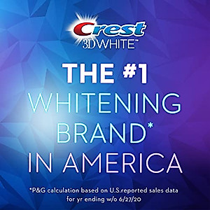 Crest 3D White Teeth Whitening Toothpaste Professional Enamel Protect with Fluoride, 3oz (Triple Pack)