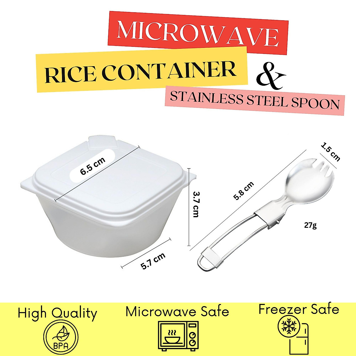 Microwave Rice Cooker Small ,Microwaveable Safe Ramen Cooker and Vegetables Steamer with Steam Release Vent, Marked Measurement Ideal for Dorm Room Essentials for Girls Boys.Tupperware Microwave Rice