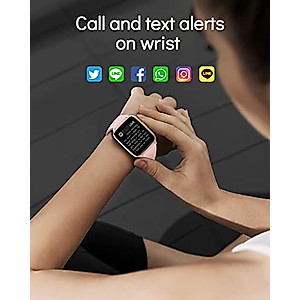 Deeprio Smart Watch 1.69 inch for Android Phones and iOS Compatible iPhone Samsung Men Women HD Screen Oxygen Pleasure Heart Rate Monitor IP68 Waterproof Smartwatch Fitness Tracker Fitness Watch