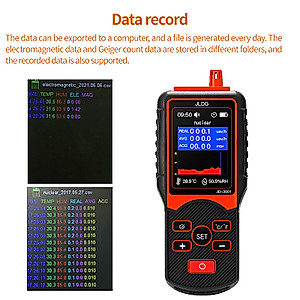 Geiger Counter, Electromagnetic Radiation Detector, Portable Handheld Digital Electromagnetic Radiation Detector with Backlight LCD Display JD-3001 Test Equipment for X-ray Computers Tv Phones