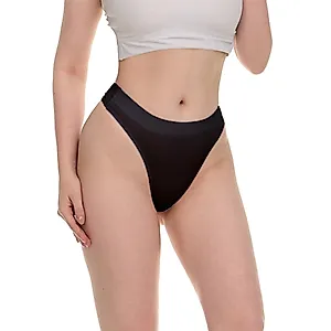 Sexy Basics Women's Active Sport Thong Panties Underwear - Multi Packs