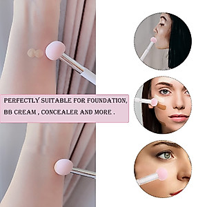 SALOCY Mushroom Powder Puff,6 Pieces Foundation Sponge Powder Puff Sponge Make Up Brushes, Concealer Brush Sponge for Women Girls…