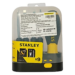Stanley 62-511 9-Way Screwdriver