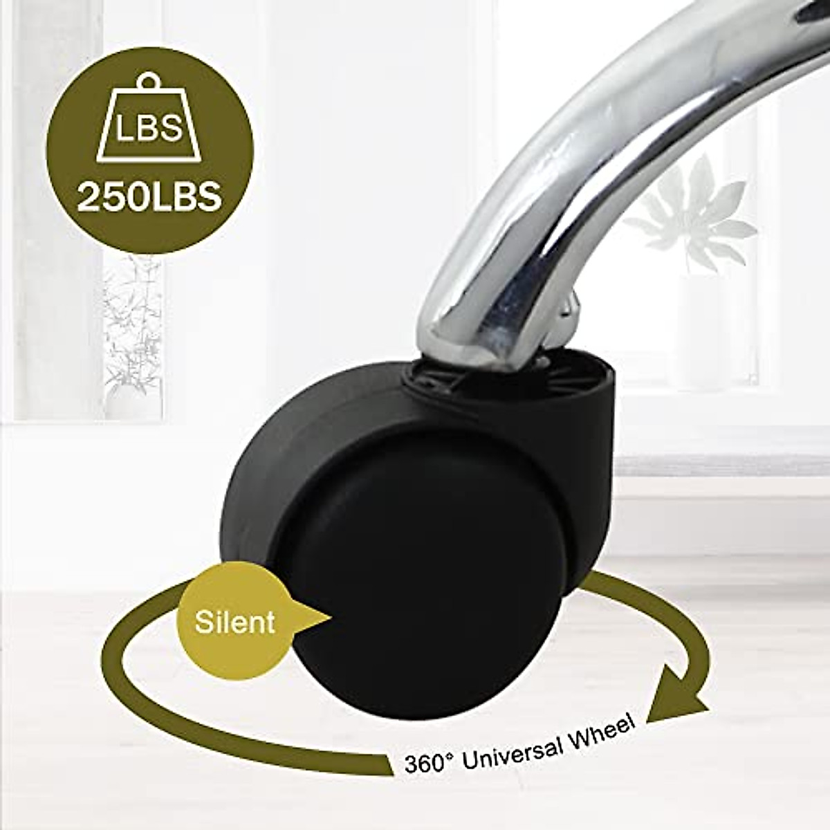 Vanity Chair Makeup Chair PU Leather Low Back Home Office Desk Chair Height Adjustable 360° Swivel Rolling Computer Chair Modern Executive Task Chair without Armrest for Vanity Makeup Room(White)