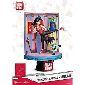 Beast Kingdom Wreck-It Ralph 2: Mulan DS-054 D-Stage Statue, Multicolor, 6 inches