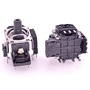 Deal4GO 2 Pack Original 3D Analog Stick Joystick Module Thumbstick Replacement for PS4 DualShock 4 Controller Grey