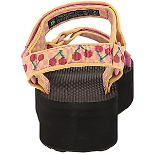 Teva Women's Flatform Universal Sandal, Picnic Cherries Rosebloom, 10