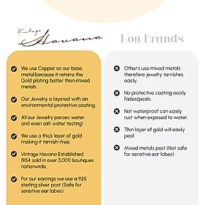 Gold Tassel Earrings For Women By Vintage Havana Drop/Dangle Earrings