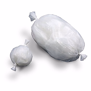 Janibell 330R10B Polyethylene Continuous Waste Can Liner for 330 Series Waste Disposal Systems, Flat Seal, Clear, 0.7 Mil (Pack of 10 Rolls, up to 50 Bags per Roll)