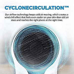 Newair Evaporative Cooler 470 CFM 250 sq. ft. Freestanding Home Air Cooler 3 Fan Speeds 1.45 Gallon Water Tank, White Easy Glide Wheels Remote Control Included