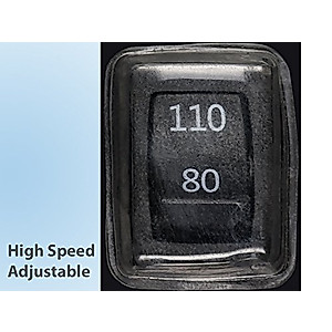 Delta Electronics (Americas) Ltd. SIG80-110DLED BreezSignature BreezSignature-SIG80-110DLED-80/110 Exhaust Fan/LED Night-Light with Dual Speed, 80/110 CFM