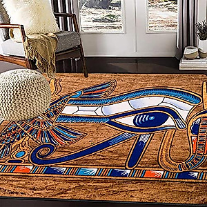 Africa Egyptian Non Slip Area Rug 2x3ft/24x36in/60x90cm Feet Area Rugs, Ultra Soft Indoor Modern Nursery Rug, Throw Carpets for Boy and Girls Room Dorm Living Room