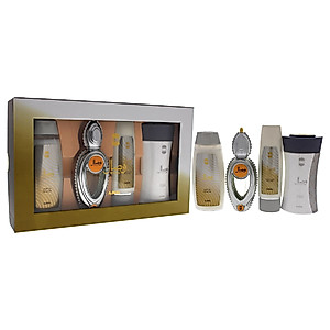 Ajmal Perfumes Wisal Gift Set for Unisex - 4 Pieces