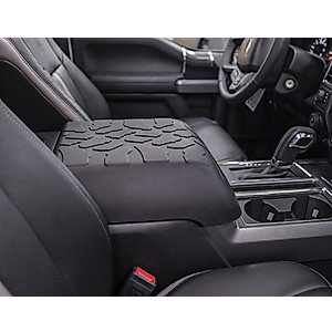 Boomerang® Tire Tread Armpad™ for Ford F150 (2015-2021) - Flow-Through Console Version - Center Console Armrest Cover