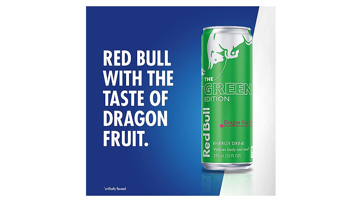 Red Bull Green Edition Dragon Fruit Energy Drink - 4 Cans