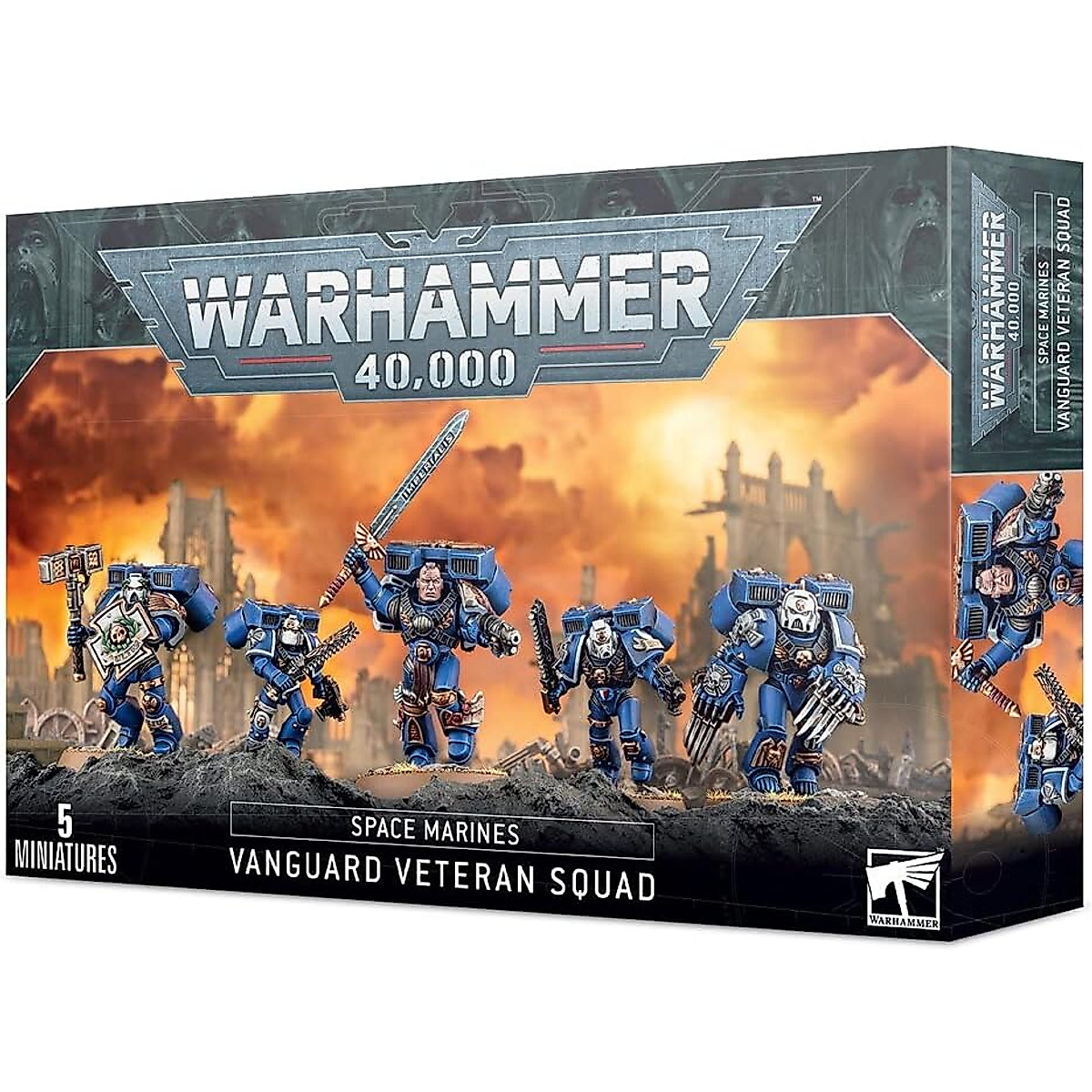 Games Workshop 99120101134" Space Marine Vanguard Veteran Squad, Black for 12 years to 99 years