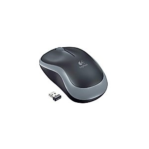 Wireless Mouse - Logitech M185 Wireless Mouse,Black Red