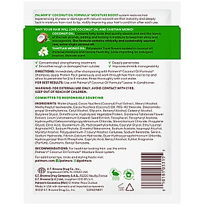 Palmers Coconut Oil Formula Deep Conditioning Protein Pack, 2.1 Oz (Pack of 4)