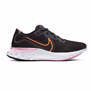 Nike Women's Race Running Shoe, Black Orange Pulse White Pink, 5.5