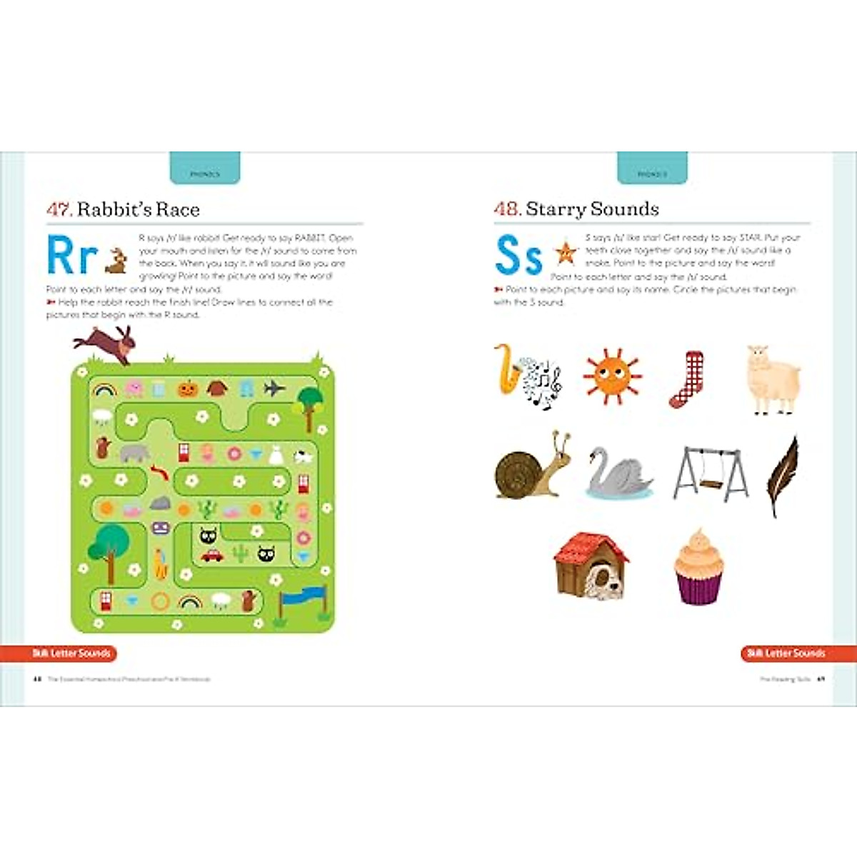 The Essential Homeschool Preschool and Pre-K Workbook: 135 Fun Curriculum-Based Activities to Build Pre-Reading, Pre-Writing, and Early Math Skills! (Homeschool Workbooks)
