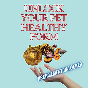 PETIVORE Premium Mixed Fruit & Vegetable for Sugar Glider, Hamster and Small Exotic Pet - Made with Real Flower, Fruits and Vegetable - Happy Treats, Snacks and Food (30g)