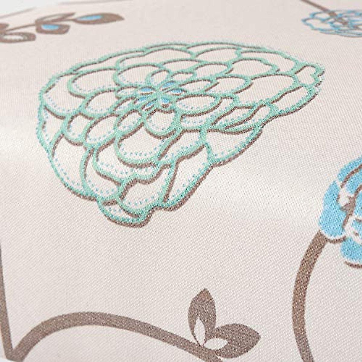 LZ LEISURE ZONE Urban Stylish Fabric Accent Dining Chairs Sofa Side Chairs Upholstered Armchair with Wood Legs Home Furniture (Floral)