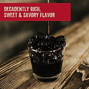 Traverse City Whiskey Co. Premium Cocktail Cherries (21.2oz / 600g) | Cocktails & Desserts | All American, Natural, Certified Kosher, Stemless, Slow-Cooked Garnish for Old Fashioned, Ice Cream Sundaes & More