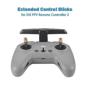 Hanatora Remote Controller Extension Joystick Stick for DJI RC Pro,FPV Remote Controller 2,Aluminum Metal Control Extender Thumb Replacement Accessories